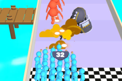 棒人間がチームでバトルするミニゲーム【Crowd Clash Rush】 ｜ DLなし無料ゲーム ｜ おもげーむ！