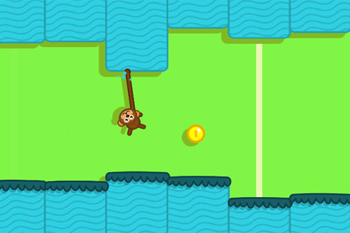 尻尾で移動するワンクリックゲーム【テールスイング】 Tail Swing ｜ DLなし無料ゲーム｜おもげーむ