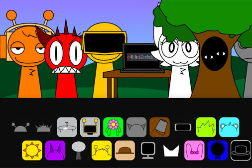 音楽の仕掛けが面白いスプランキー改造版【Yet Another Boring Old Sprunki Mod】 ｜ DLなし無料ゲーム｜おもげーむ